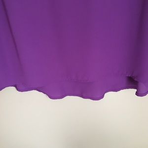 indigo Rose | Tops | Sleeveless Dressy Tank Purple Large Indigo Rose ...